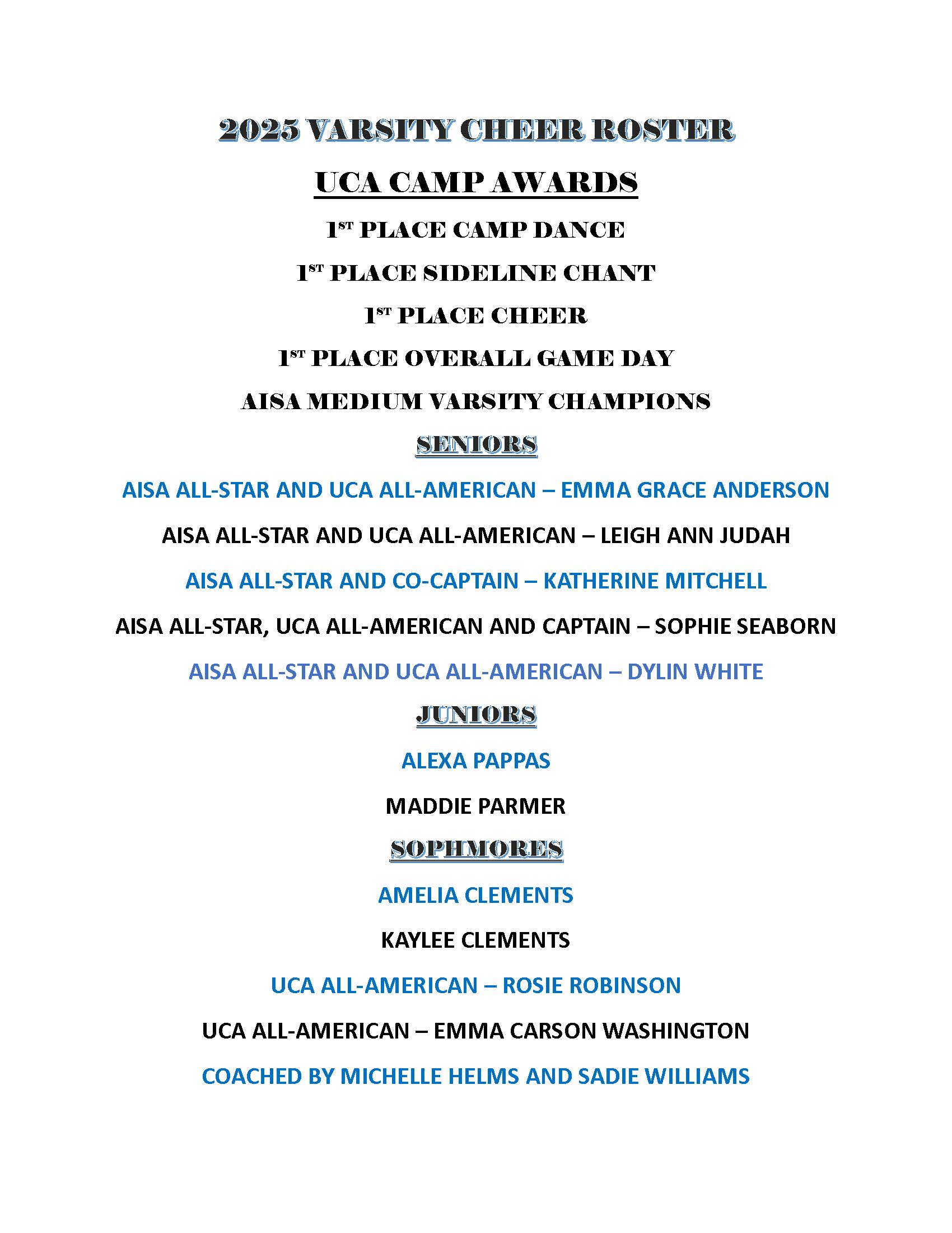 Cheerleading - Lakeside School